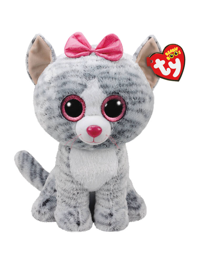 Beanie Boos cat L H40CM grå | Plantorama